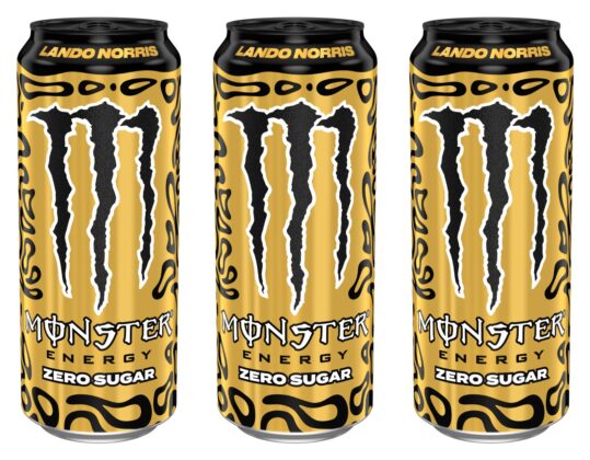 Gold Monster Energy can launched to celebrate Lando Norris win ...